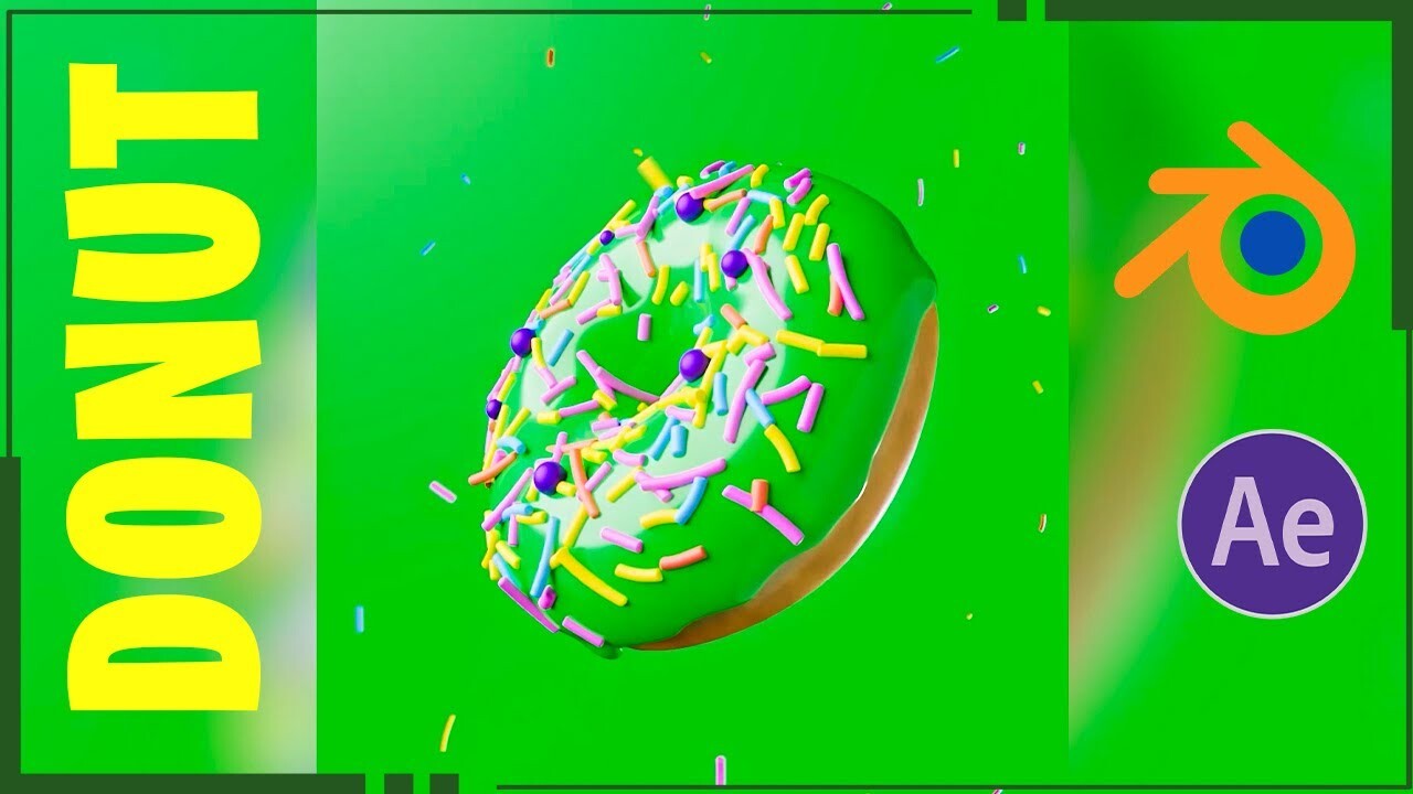 ArtStation - 3D DONUT ANIMATION MADE USING BLENDER