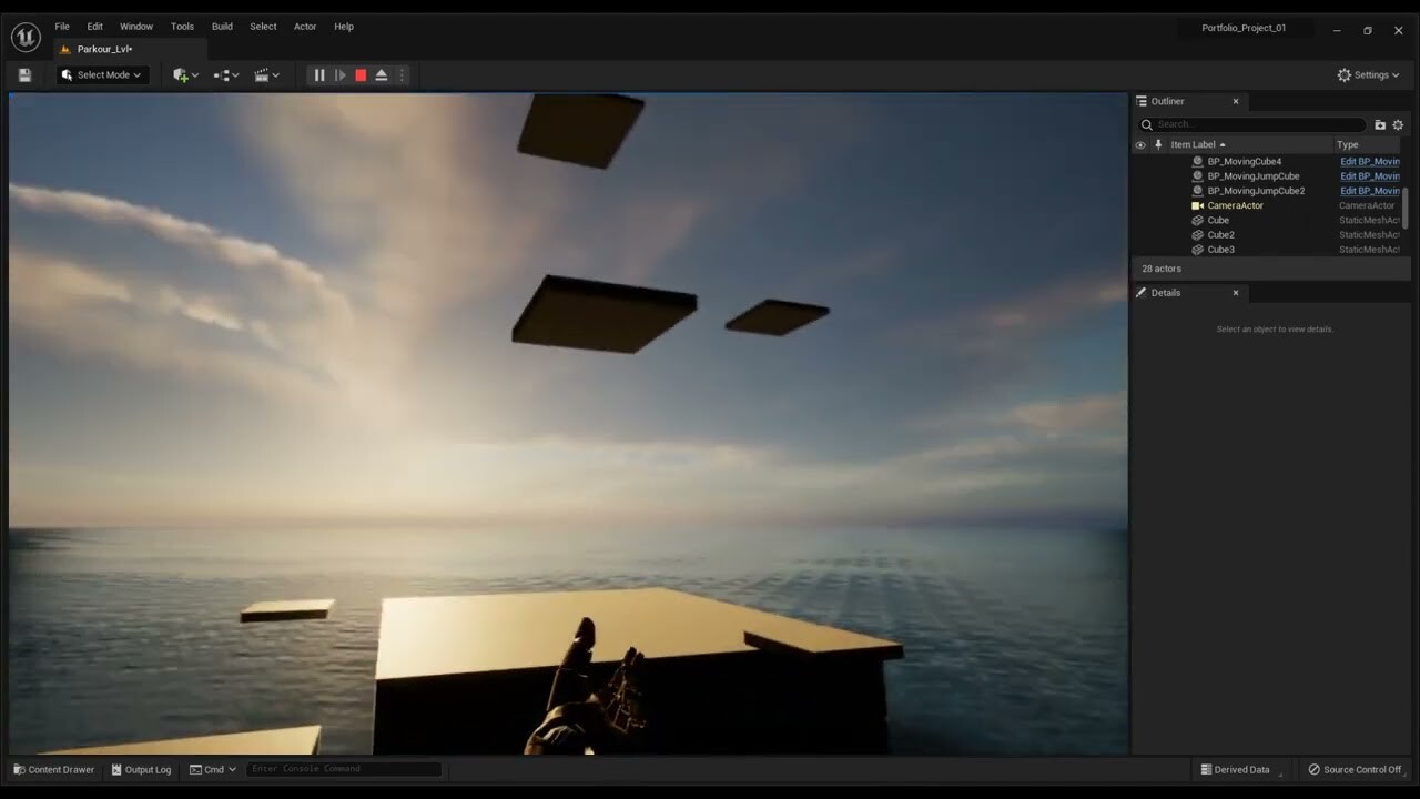 ArtStation - Testing some moving platforms and jump boosts
