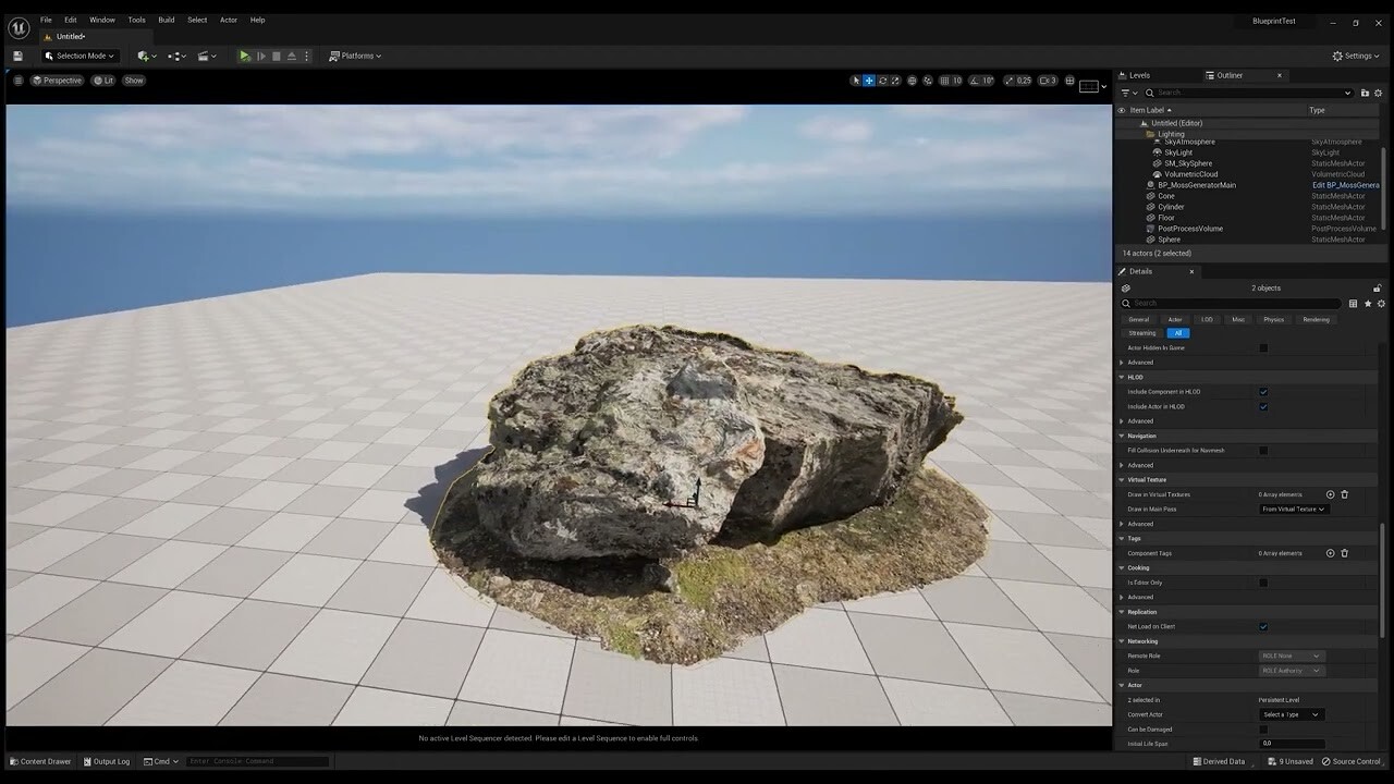 ArtStation - Moss Generator Blueprint