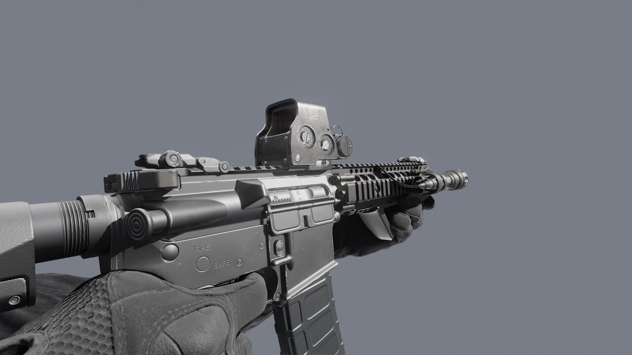 ArtStation - [Blender] MK18 Animation Showcase