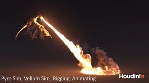 ArtStation - Dragon Fire - Houdini Project