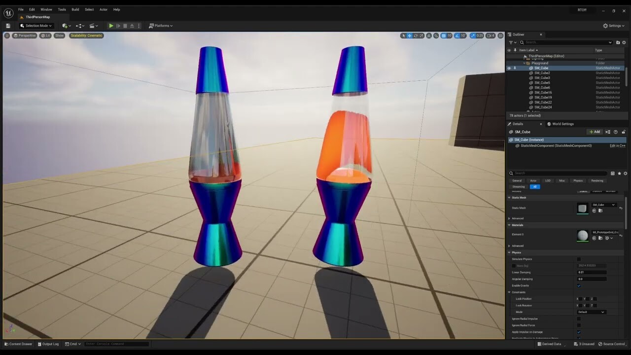 ArtStation - Lava Lamp Material (study) UE5