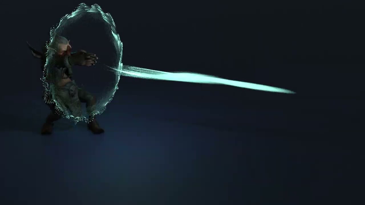 ArtStation - Goblin's Houdini particle magic