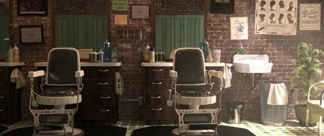 ArtStation - Pixar Soul's Barbershop Recreation