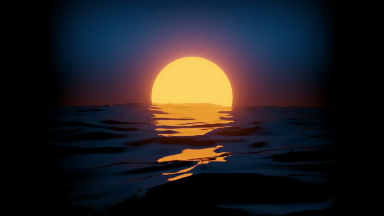 ArtStation - Retro sun