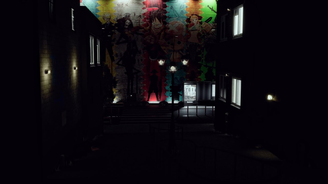 ArtStation - Night city life scenery using Unreal Engine 5