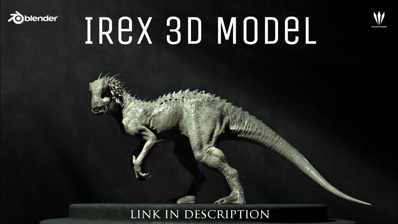 ArtStation - Indominus Rex 3D Model ( I-Rex )