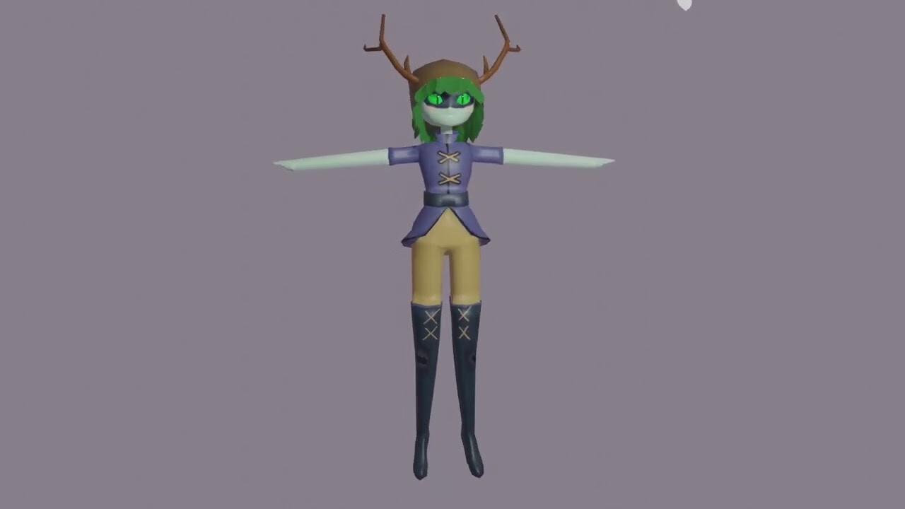 ArtStation - Adventure time character 3d model turn around made in Blender