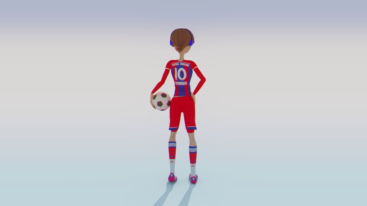 ArtStation - Female Soccer Player