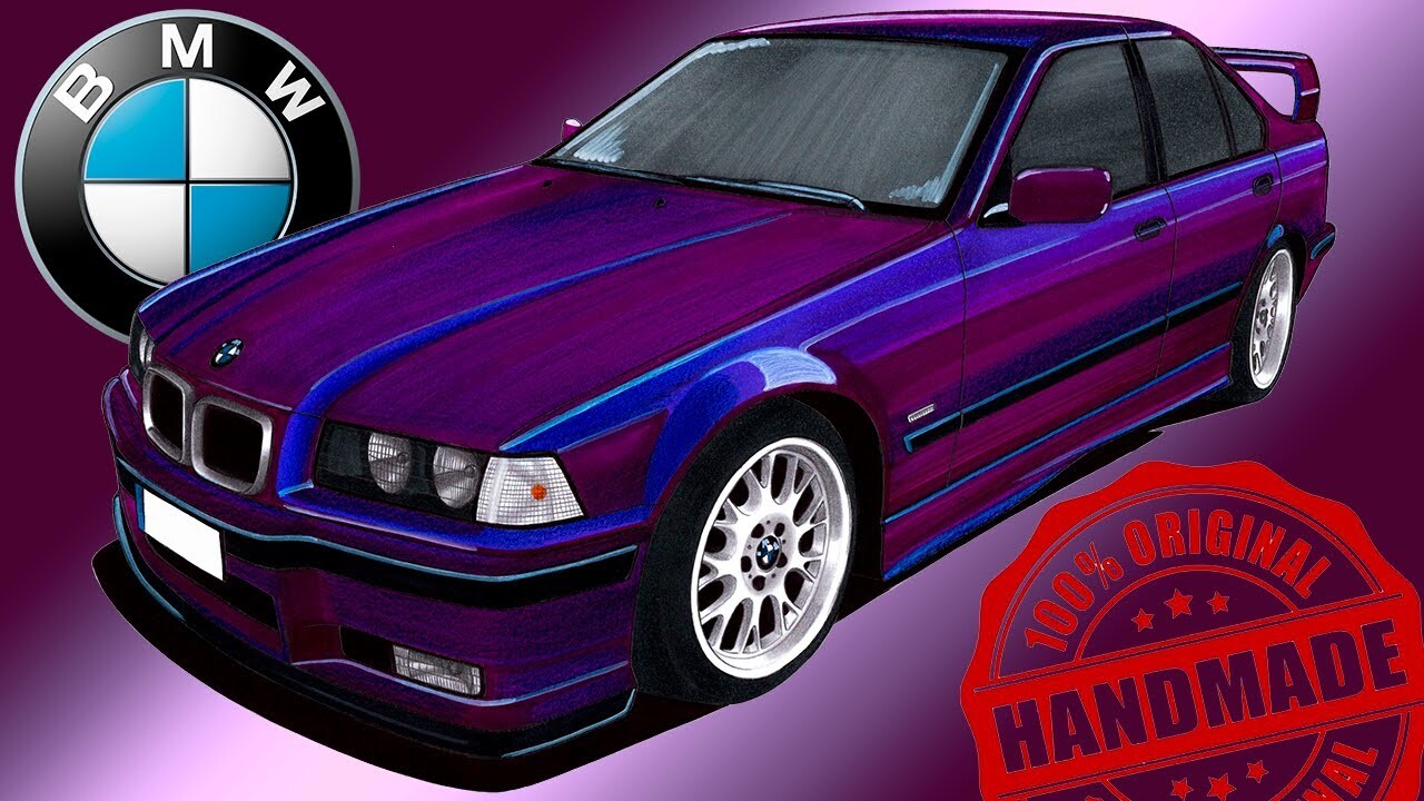 ArtStation - BMW M3 E36 Technoviolett