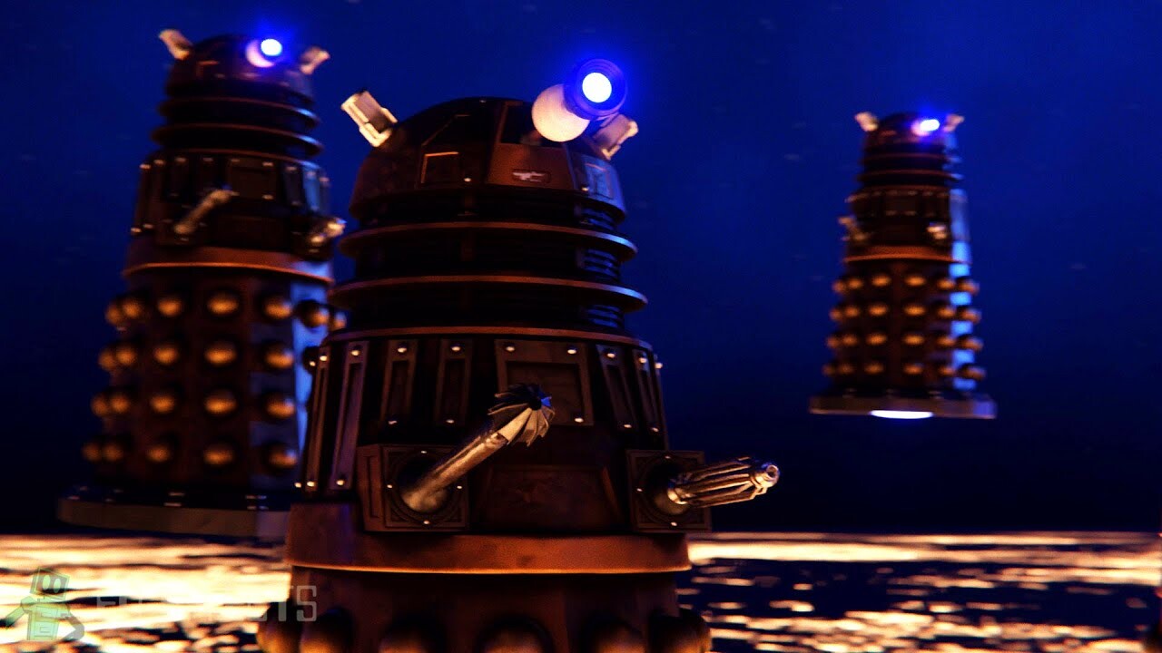 ArtStation - Death Squad Daleks Surround The Tardis