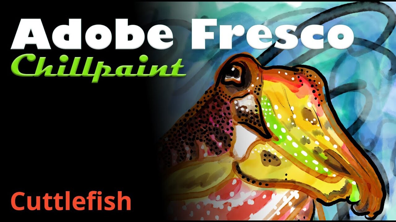 ArtStation - Cuttlefish Art Process Chillpaint