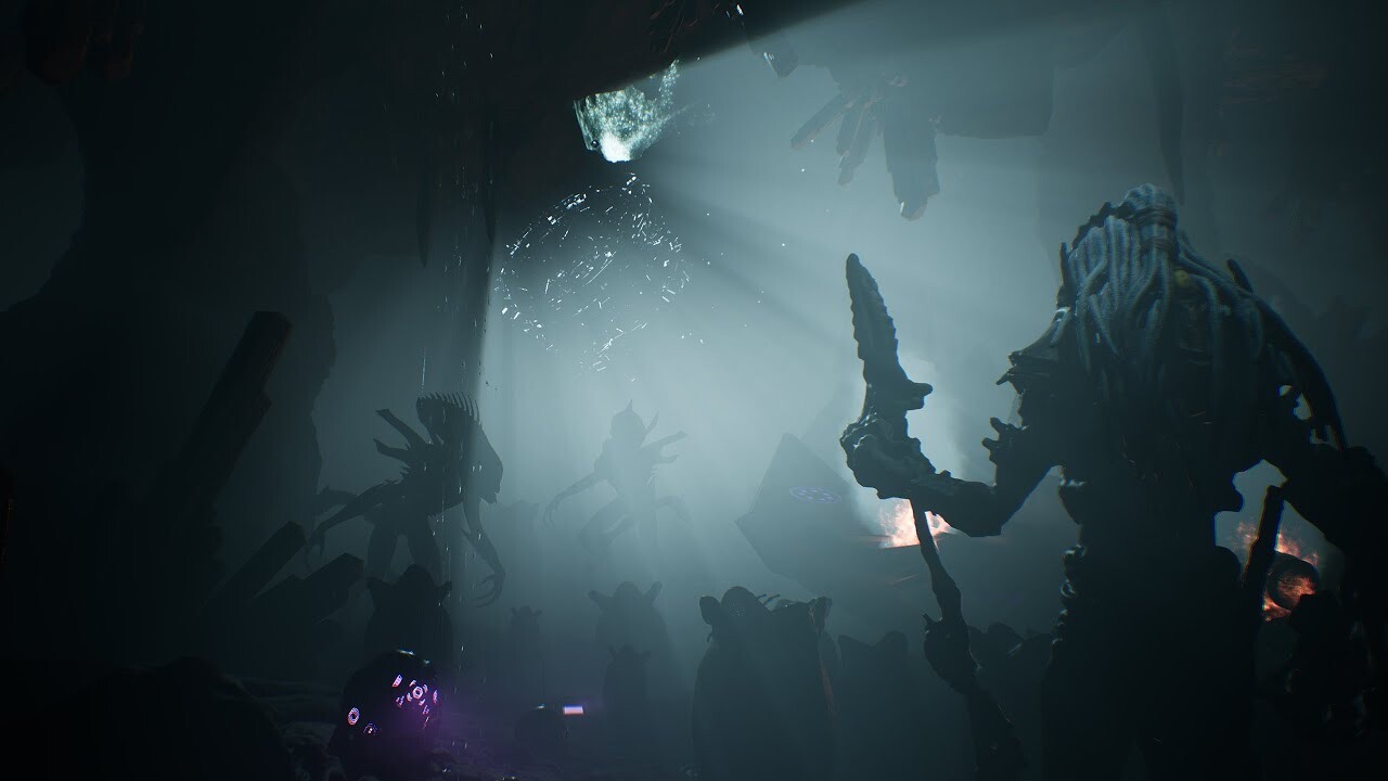 ArtStation - Alien vs Predator - SciFi 3D Environment