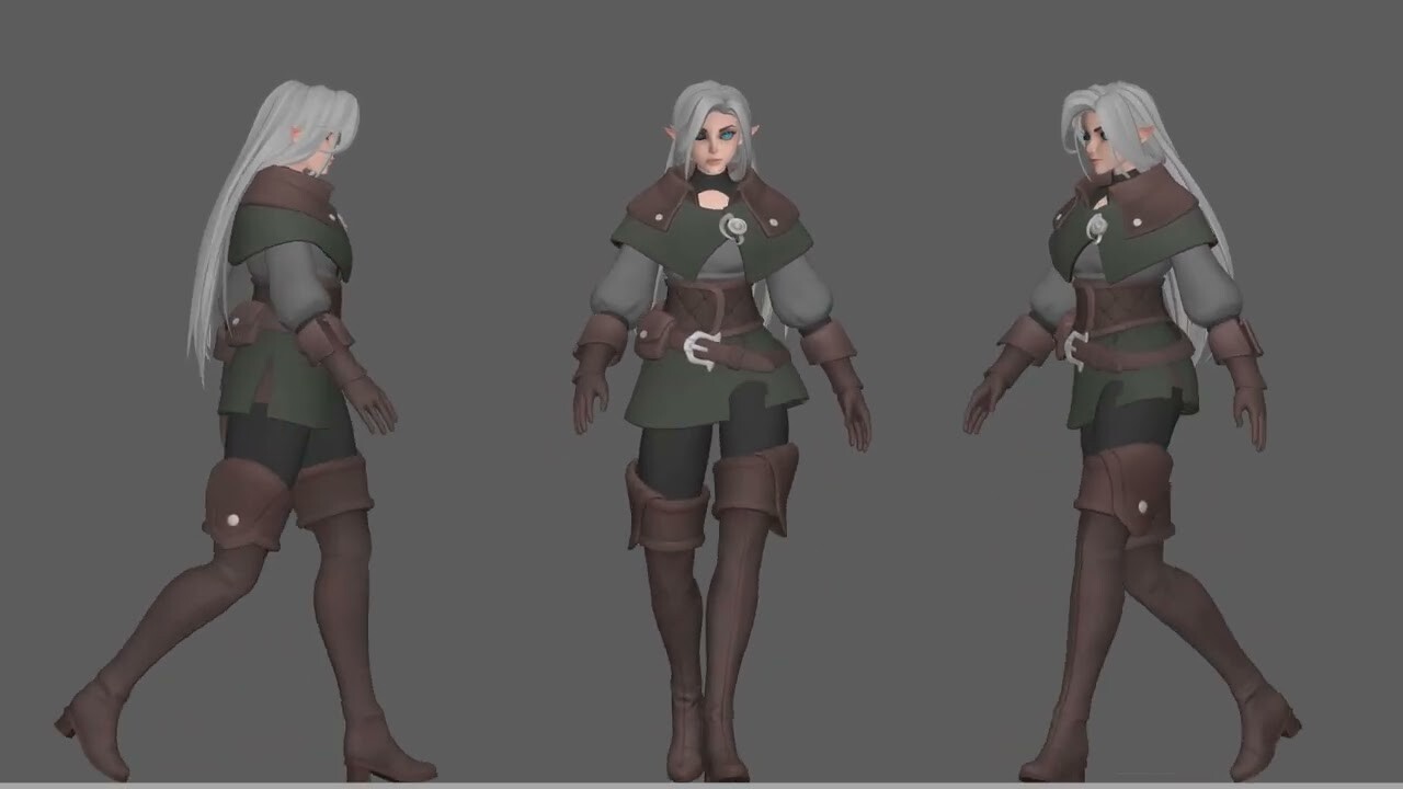 ArtStation - Game character animation cycles / Cycles d'animation pour ...