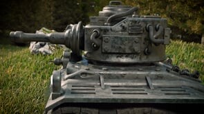 ArtStation - Animation of a tank driving through a sunny forest