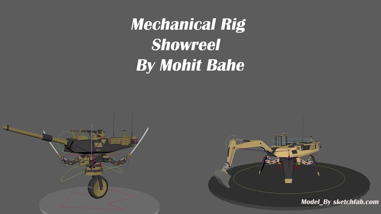 ArtStation - Spider Tank Rigging