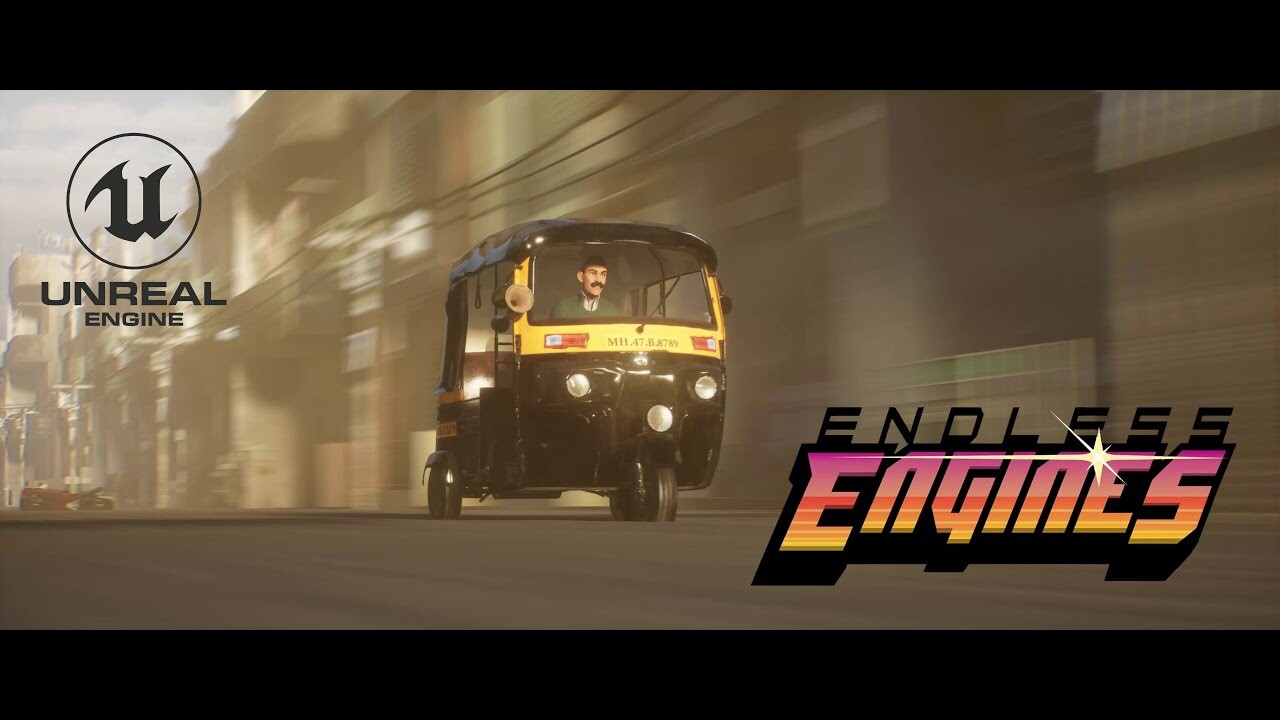 ArtStation - Endless Engines Challenge - Auto Rickshaw Action