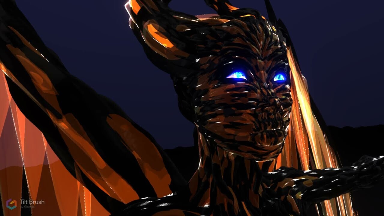 ArtStation - VR Art WIP - Fire Angel