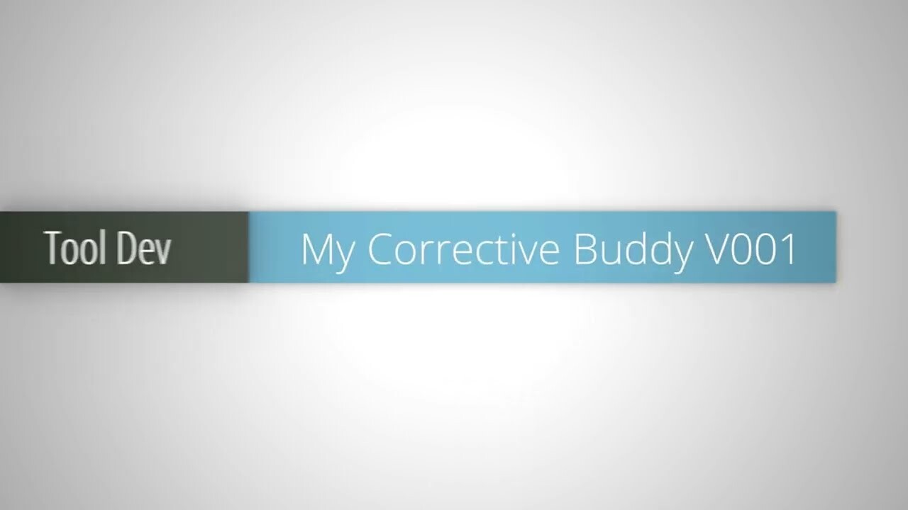 ArtStation - Corrective Buddy V001