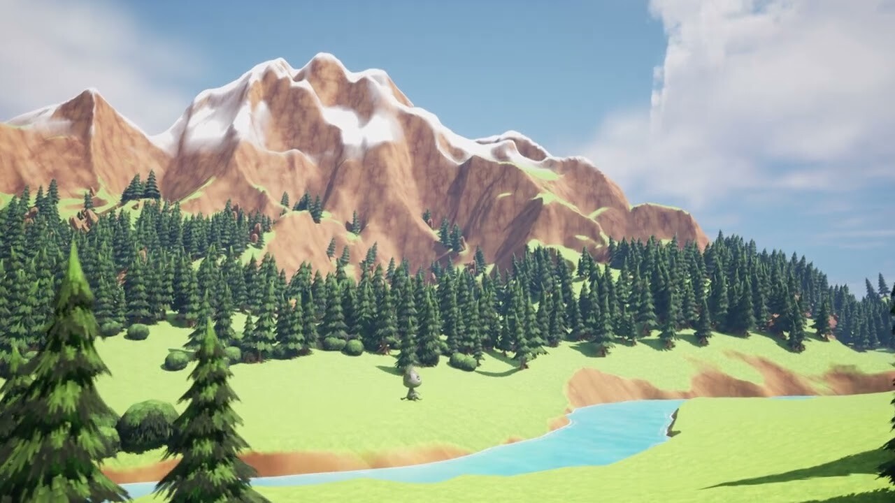 ArtStation - Stylized Landscape in Unreal Engine