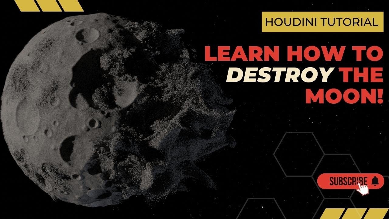 ArtStation - Moon Destruction with Houdini