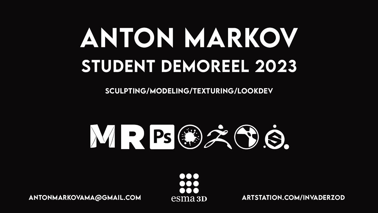 ArtStation - Anton Markov Demoreel 2023