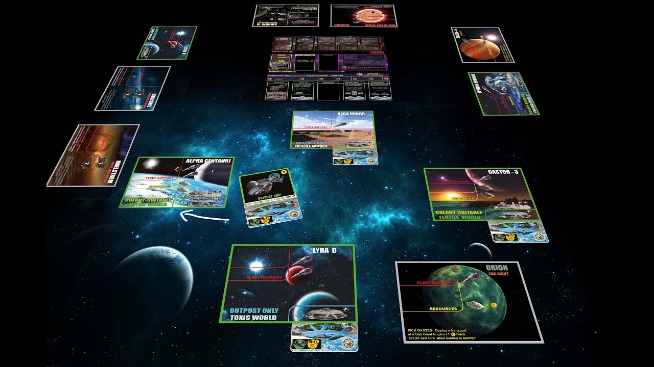 ArtStation - Star Colonies Boardgame