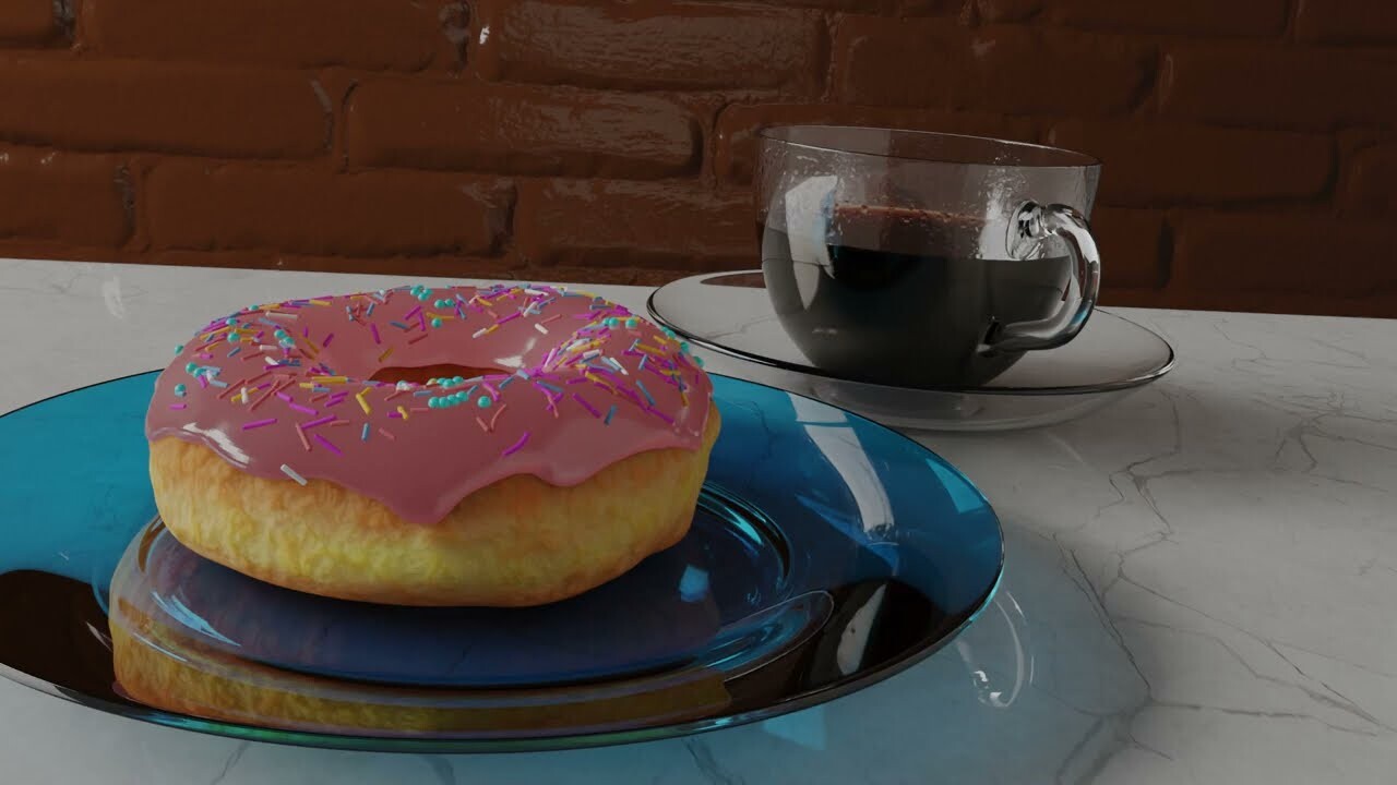 ArtStation - My Blender Guru Donut