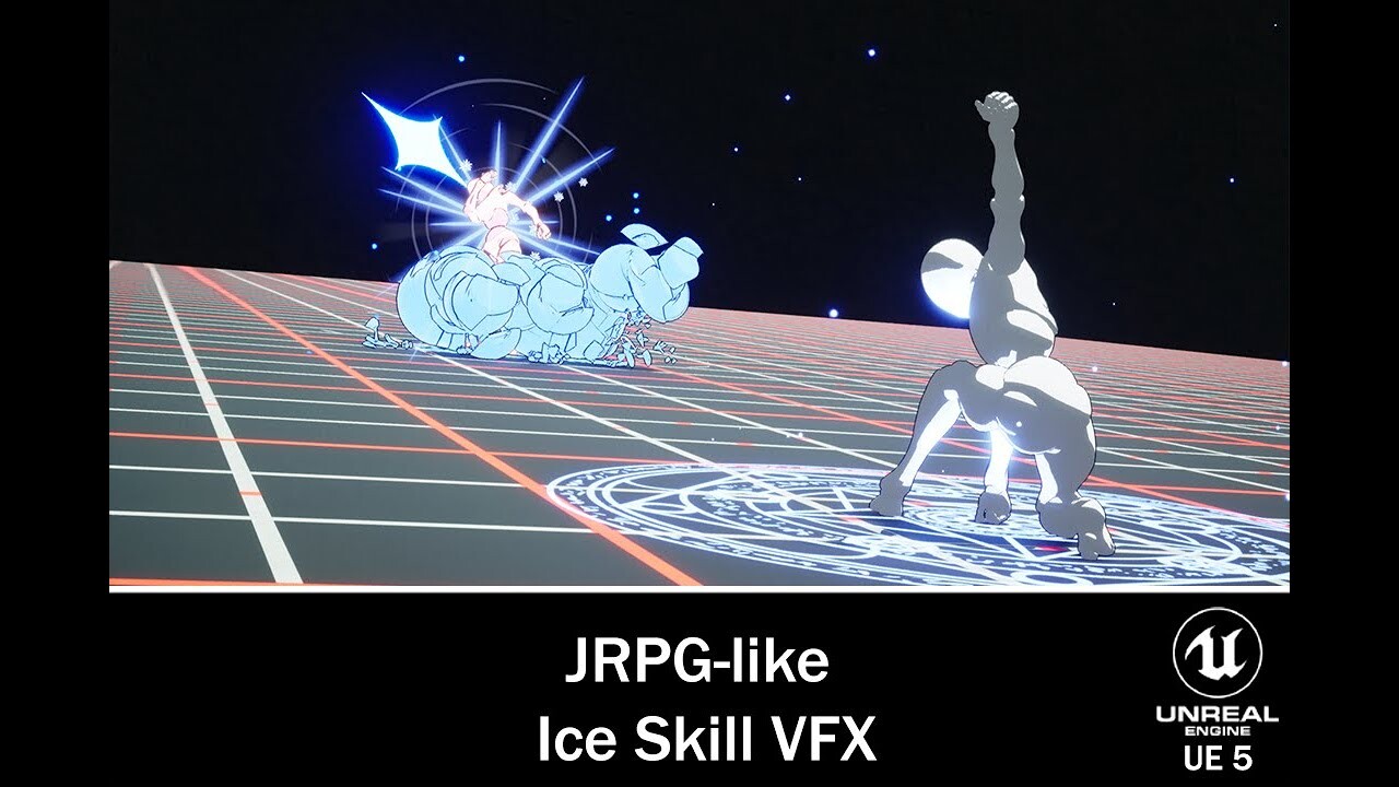 ArtStation - JRPG-like Ice Skill VFX