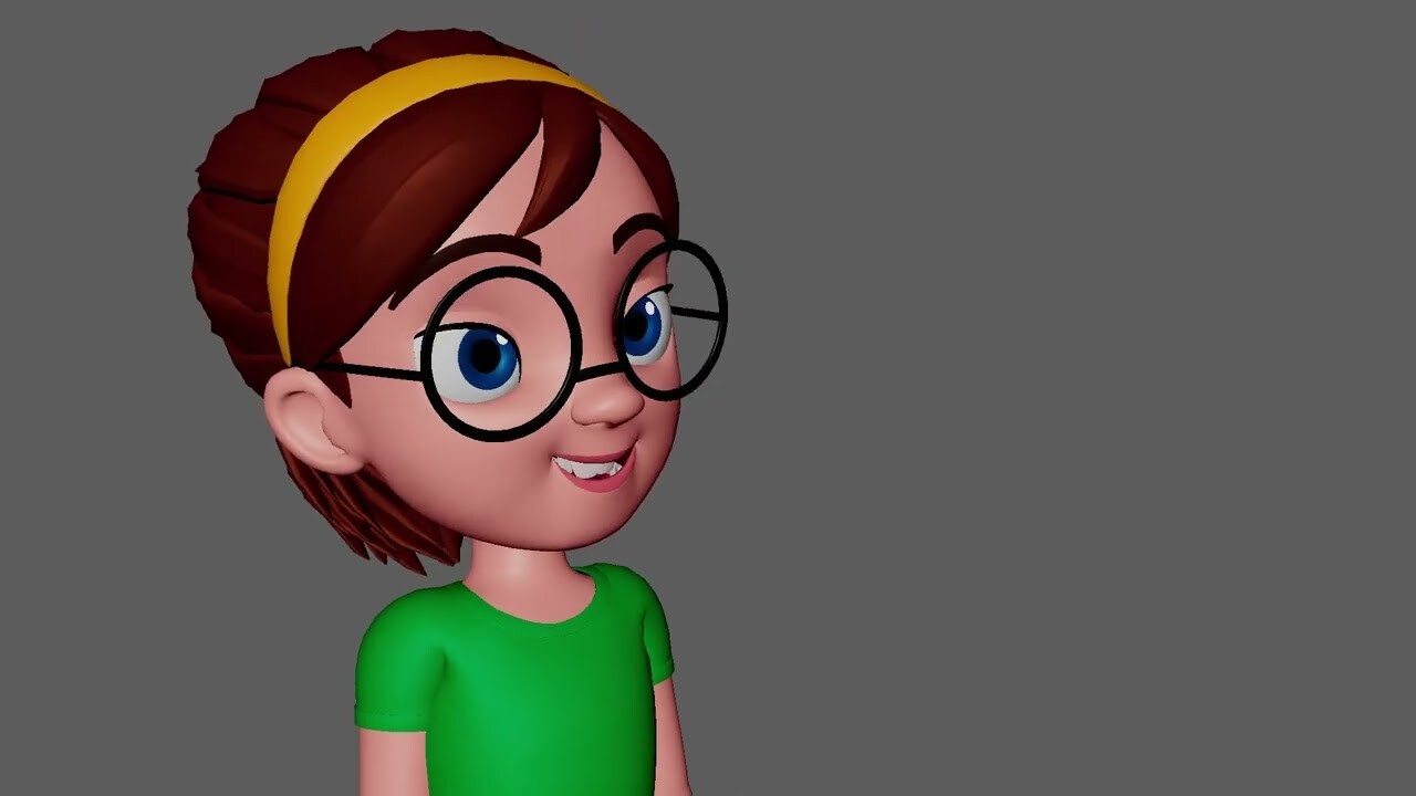 ArtStation - Character Animation: Head Turn & Blinking