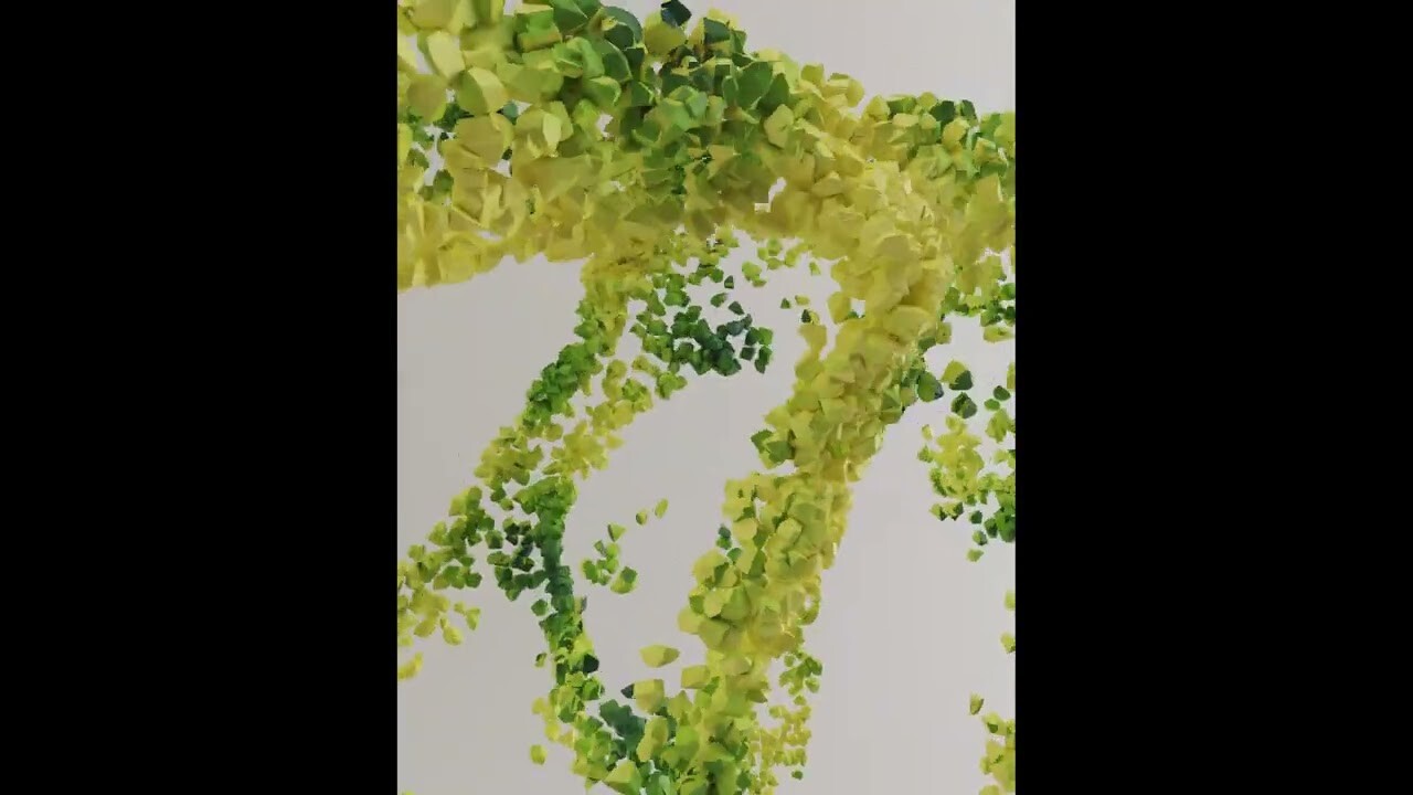 ArtStation - PARTICLES MORPH CHUNKS