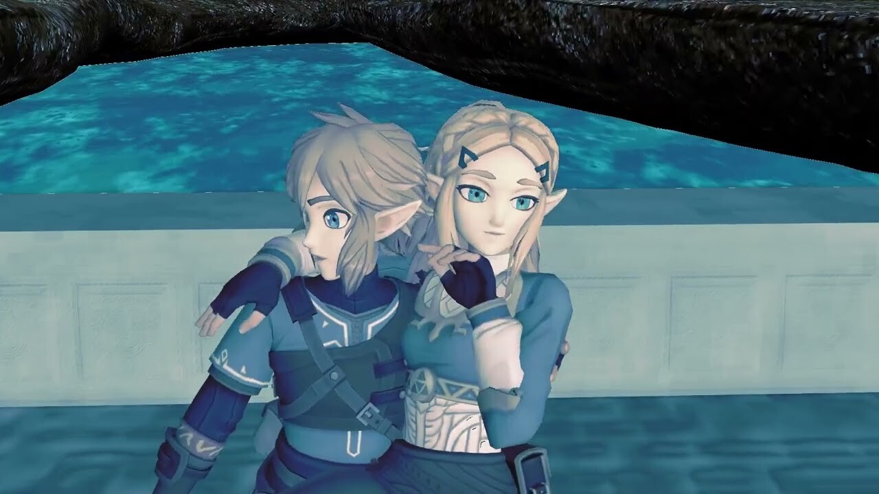 ArtStation - Link and Zelda - Night Dance in the Valley of Stars