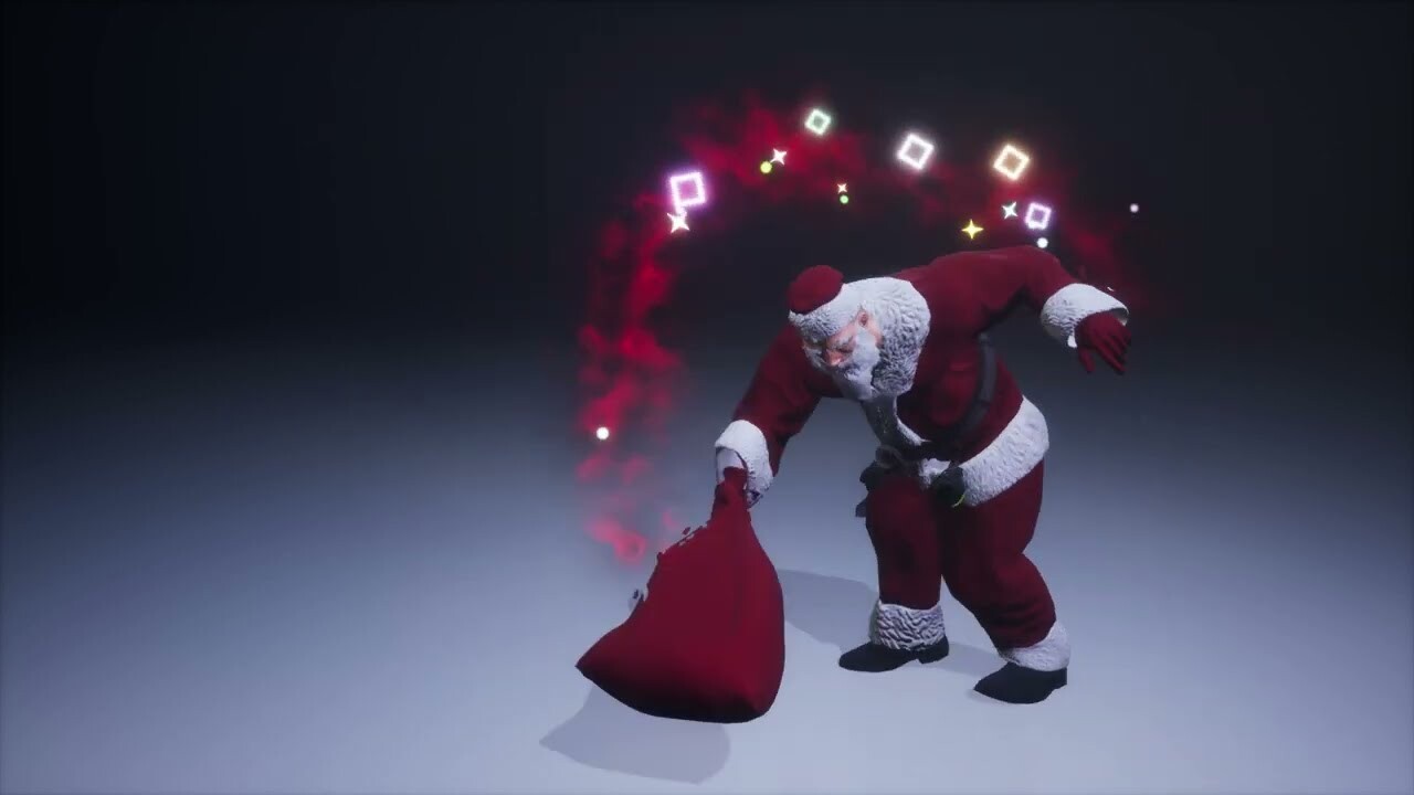 ArtStation - Santa animation For ROW
