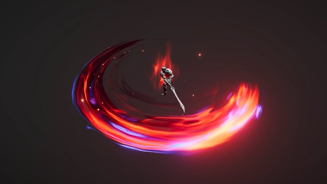 ArtStation - Unity Realtime VFX | 유니티 이펙트 | Fire Slash