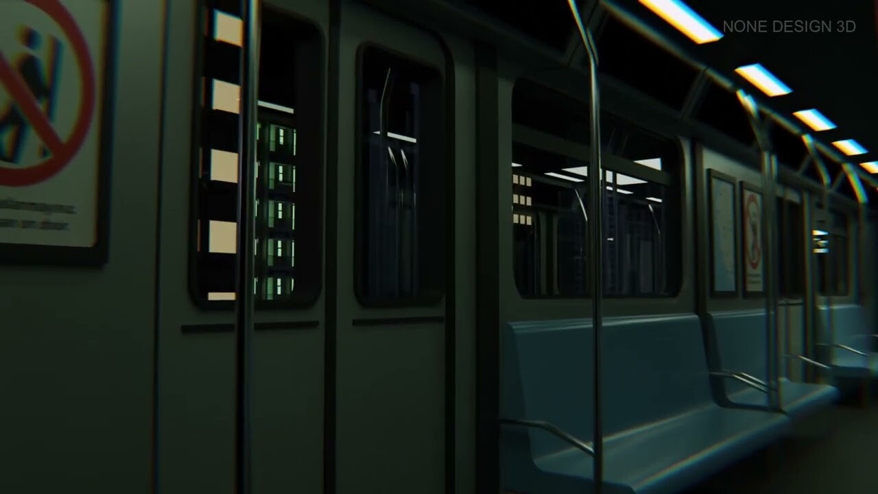 ArtStation - Cinematic Subway Train Animation