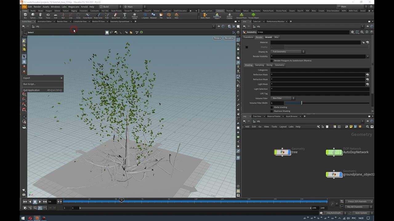 ArtStation - rnd mix - maya, ue, houdini