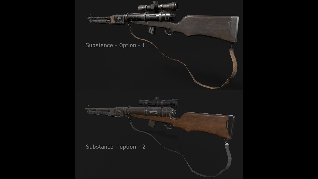 ArtStation - Game Unity Asset creation - Gun