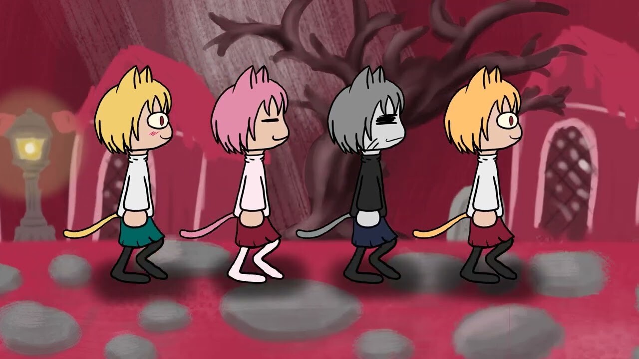 ArtStation - Neco Arcs Walking | Screensaver