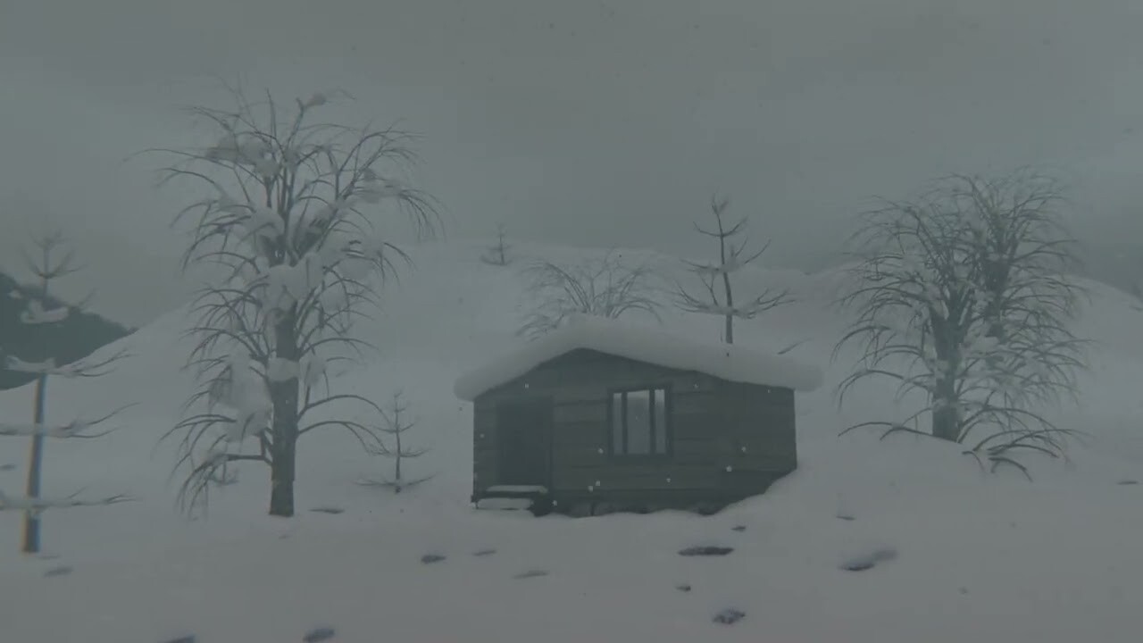 ArtStation - SNOW LANDSCAPE Cinematic Scene Animation