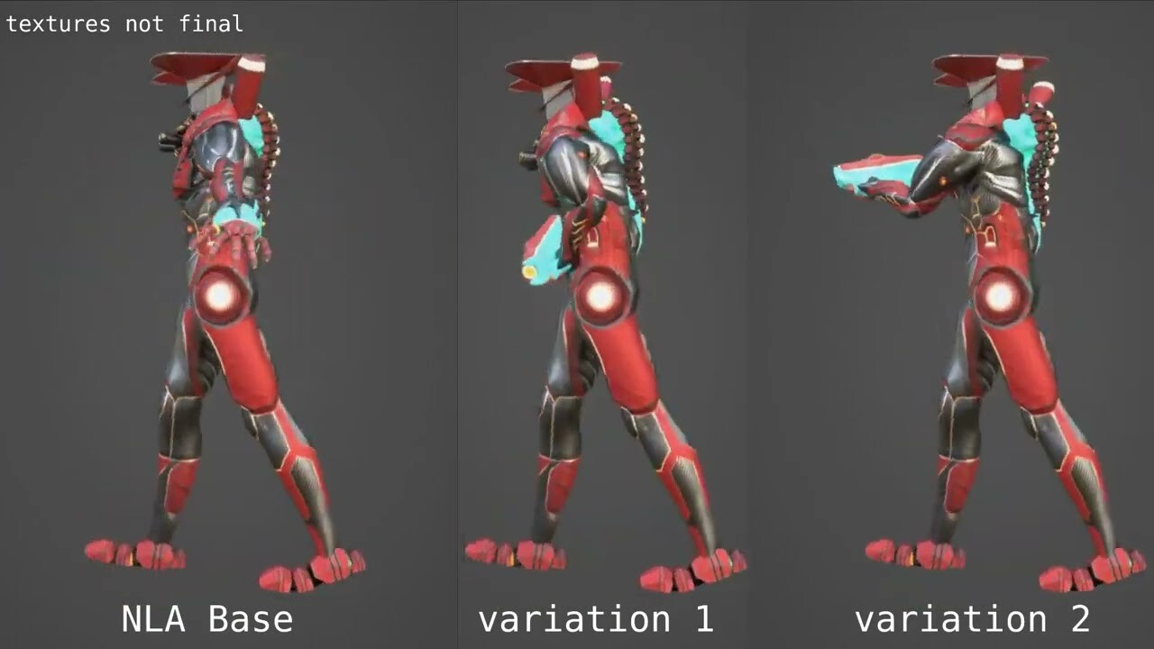 ArtStation - Unit Janus walk animations - personal project