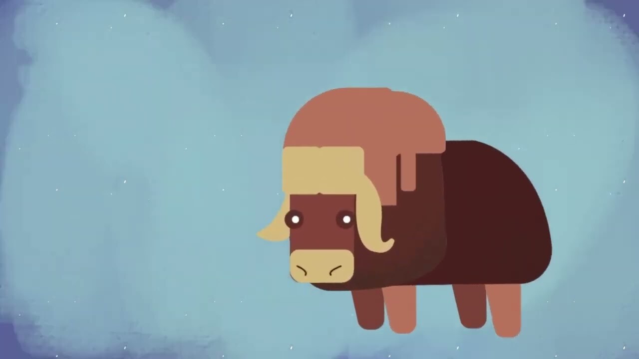 ArtStation - Parts from infographic project on the musk ox