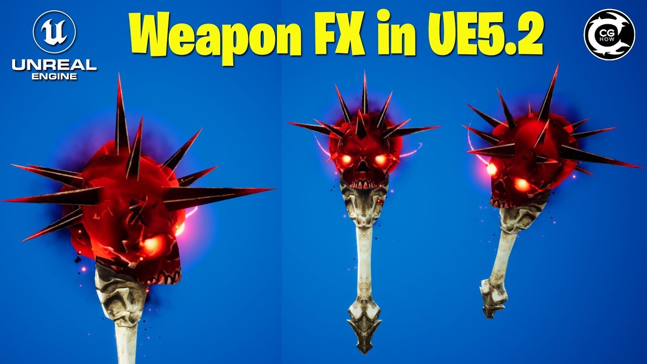 ArtStation - Weapon FX in Unreal Engine 5.2 Niagara Tutorial | Download Files