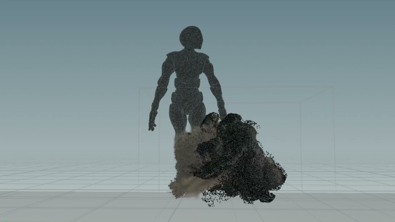 ArtStation - houdini fx disappear particle