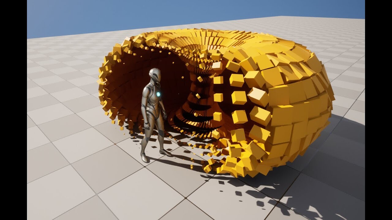 ArtStation - Material Animation in UE5 by Pivot Painter