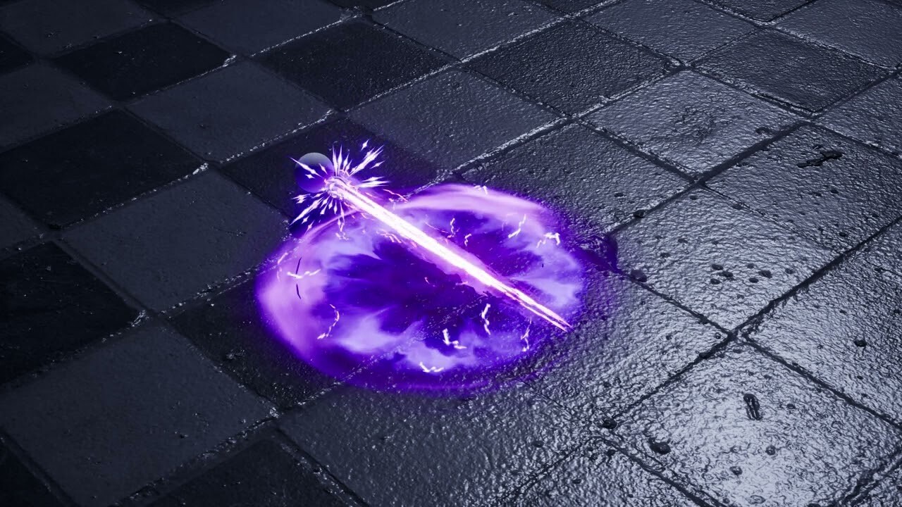 ArtStation - Lightning Beam VFX - Unreal Engine