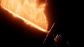 ArtStation - Personal Project Test: Flame Sword