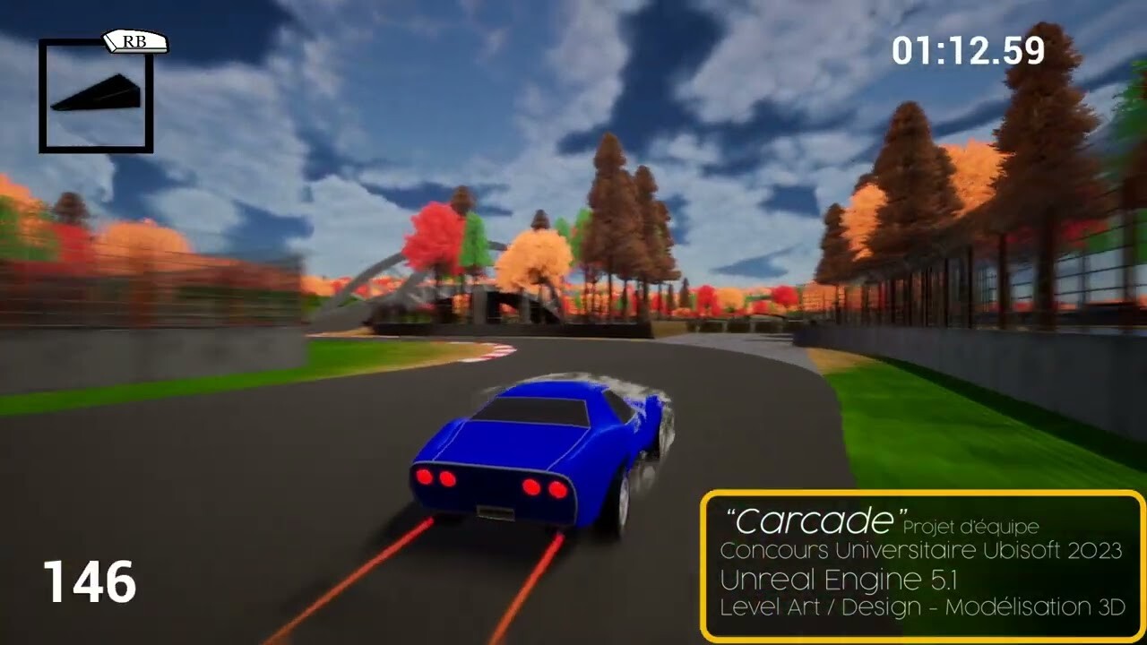 ArtStation - "Carcade" Concours Universitaire Ubisoft 2023