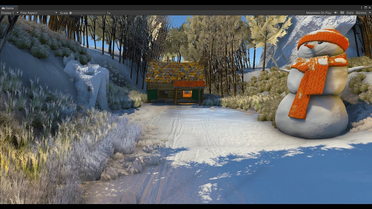 ArtStation - snow level designed in unity