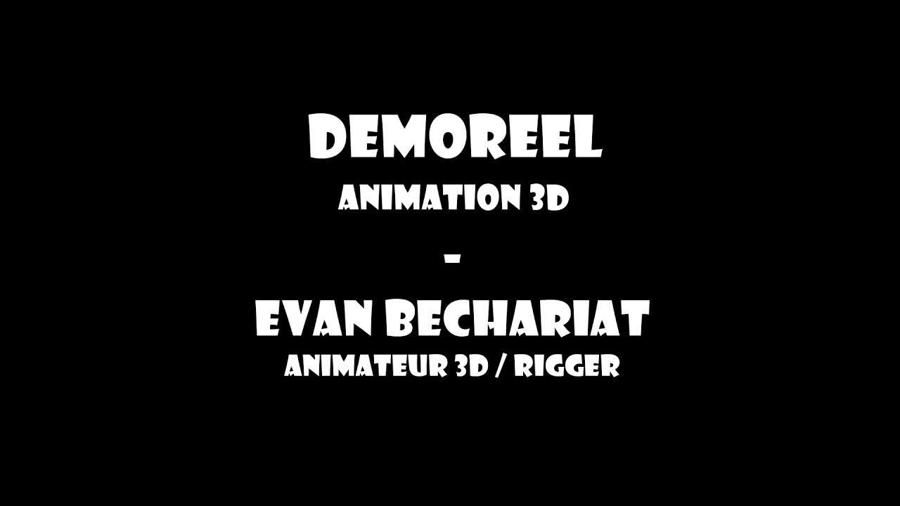 ArtStation - DEMOREEL ANIMATION 3D
