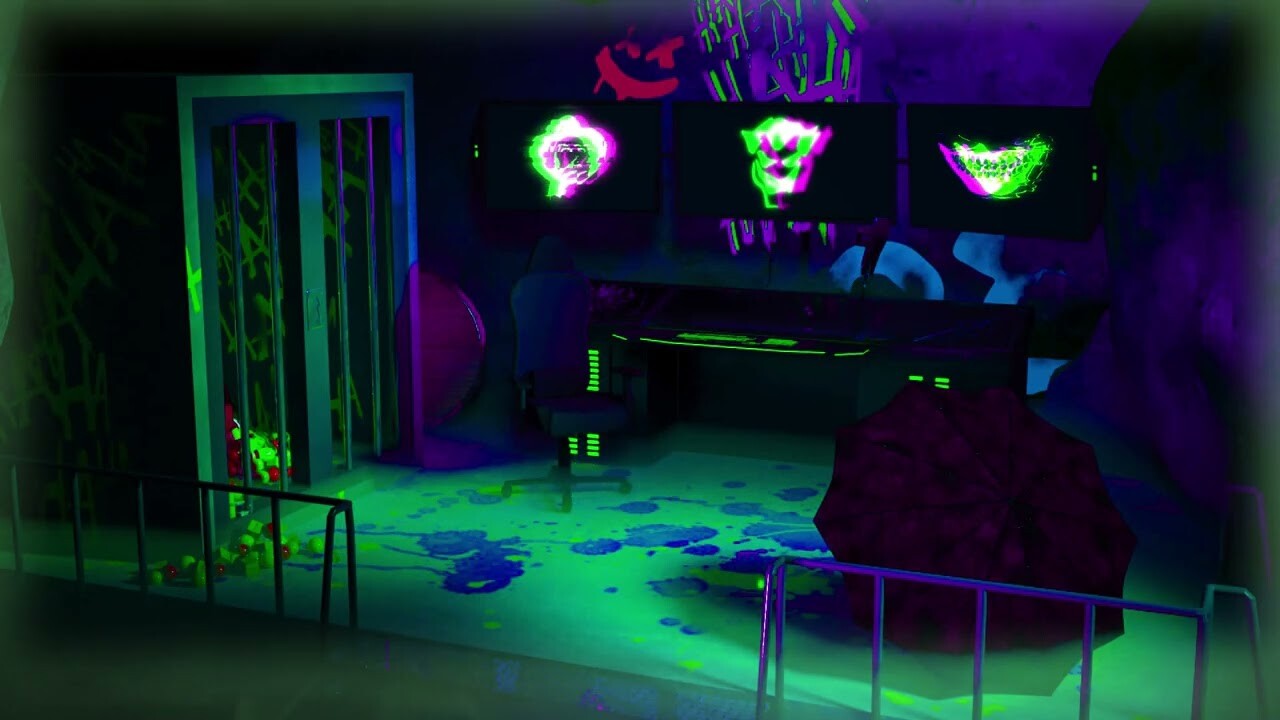 ArtStation - Project School : Environnement Antre Super Vilain